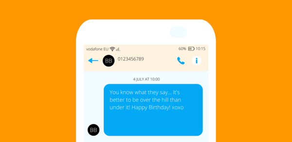 Graphic Of Funny Birthday Text Message Graphic Of Funny Birthday Text Message
